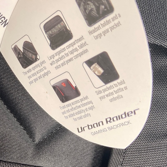 MSI | Bags | Msi Urban Raider Gaming Backpack Unisex Black Red Dragon ...